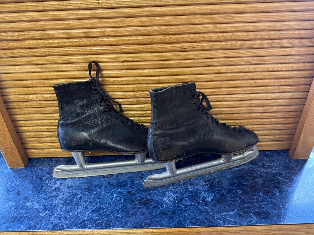 Vintage Metal Support Ice Skates, Christmas Decor, Winter Decor - Etsy