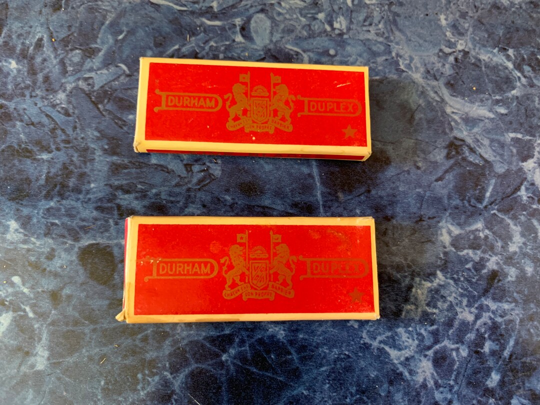 Antique Durham Duplex Straight Edge Razors-8 in All - Etsy