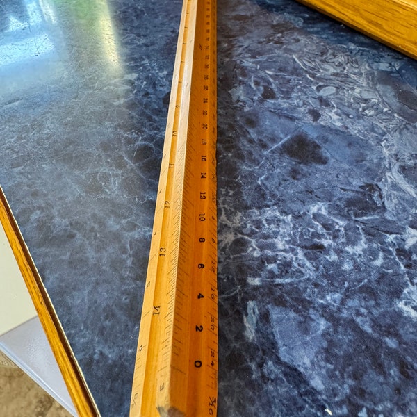 Vintage Wooden Ruler - Etsy