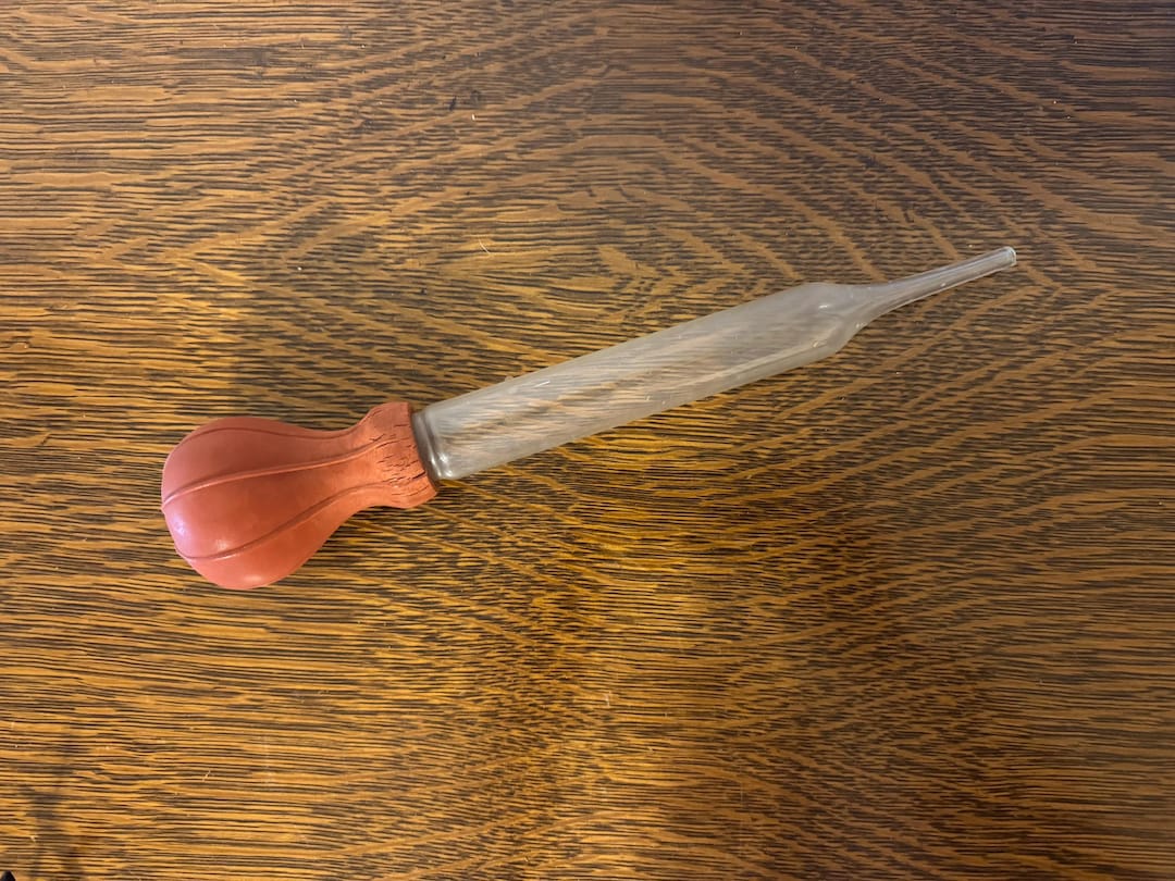 Vintage Clear Glass Turkey Baster - Etsy
