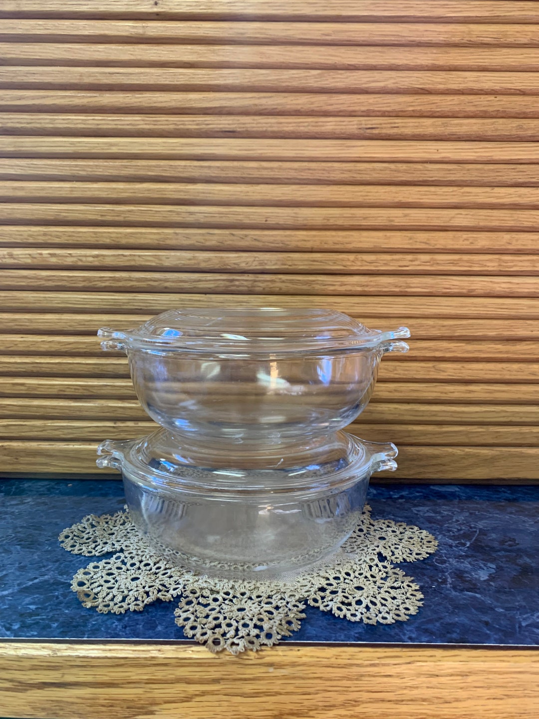 Vintage Pair of 20 Oz. Pyrex Bowls - Etsy