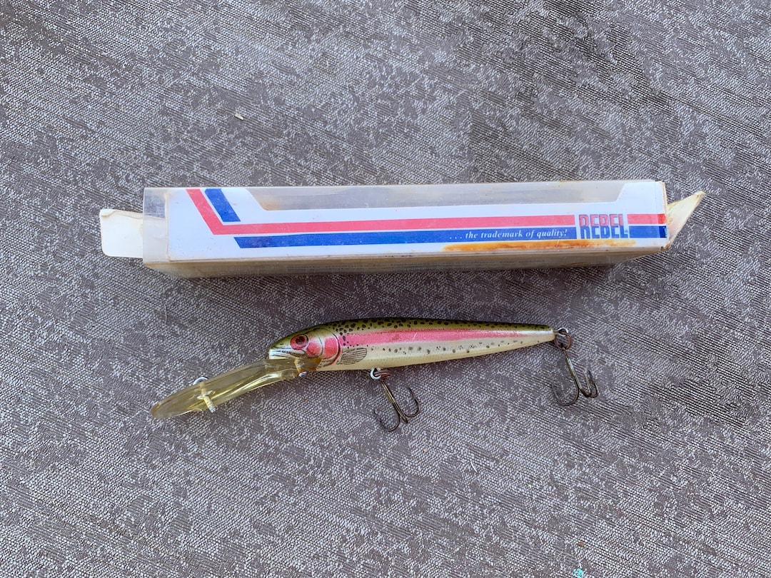 Vintage Rebel Fishing Lure - Etsy