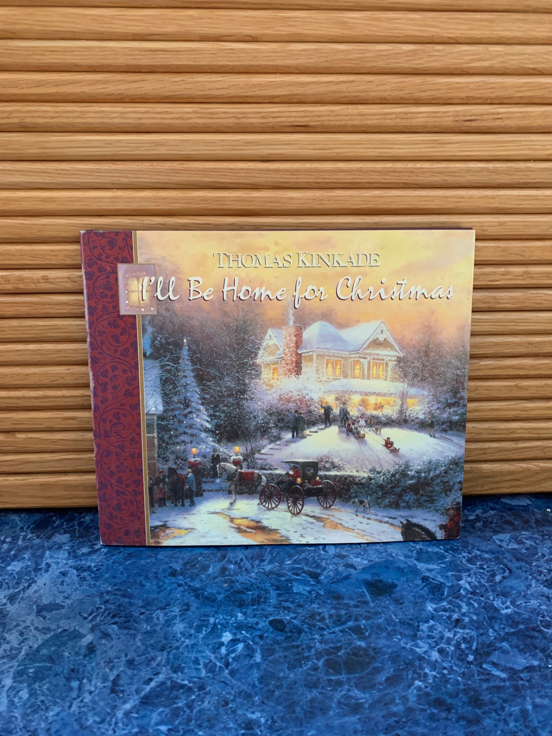 Vintage Thomas Kinkade-ill Be Home for Christmas-copyright 1997 - Etsy