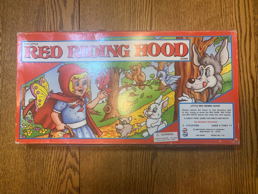 Vintage the Little Red Riding Hood Game-1994 - Etsy
