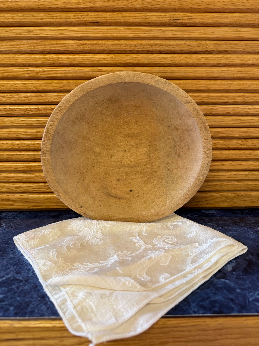 Vintage Wooden Butter Bowl - Etsy