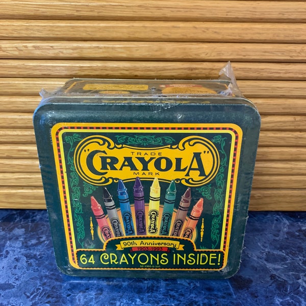 Crayola Crayon Tin - Etsy