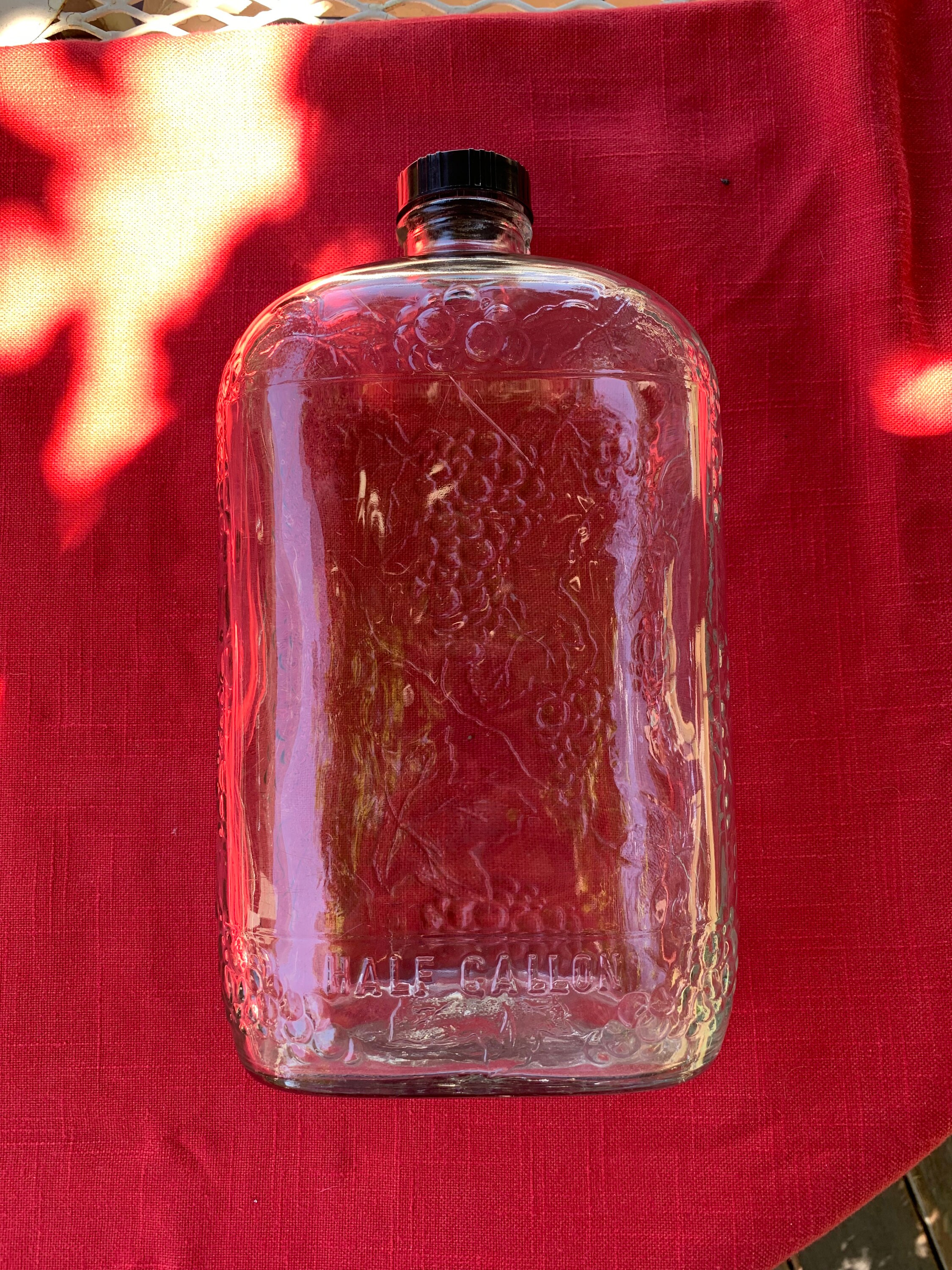 Vintage Half Gallon Wine Jar/jug - Etsy