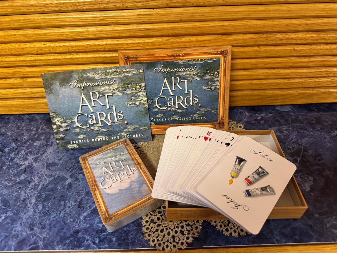 Vintage Impressionist Art Cards - Etsy