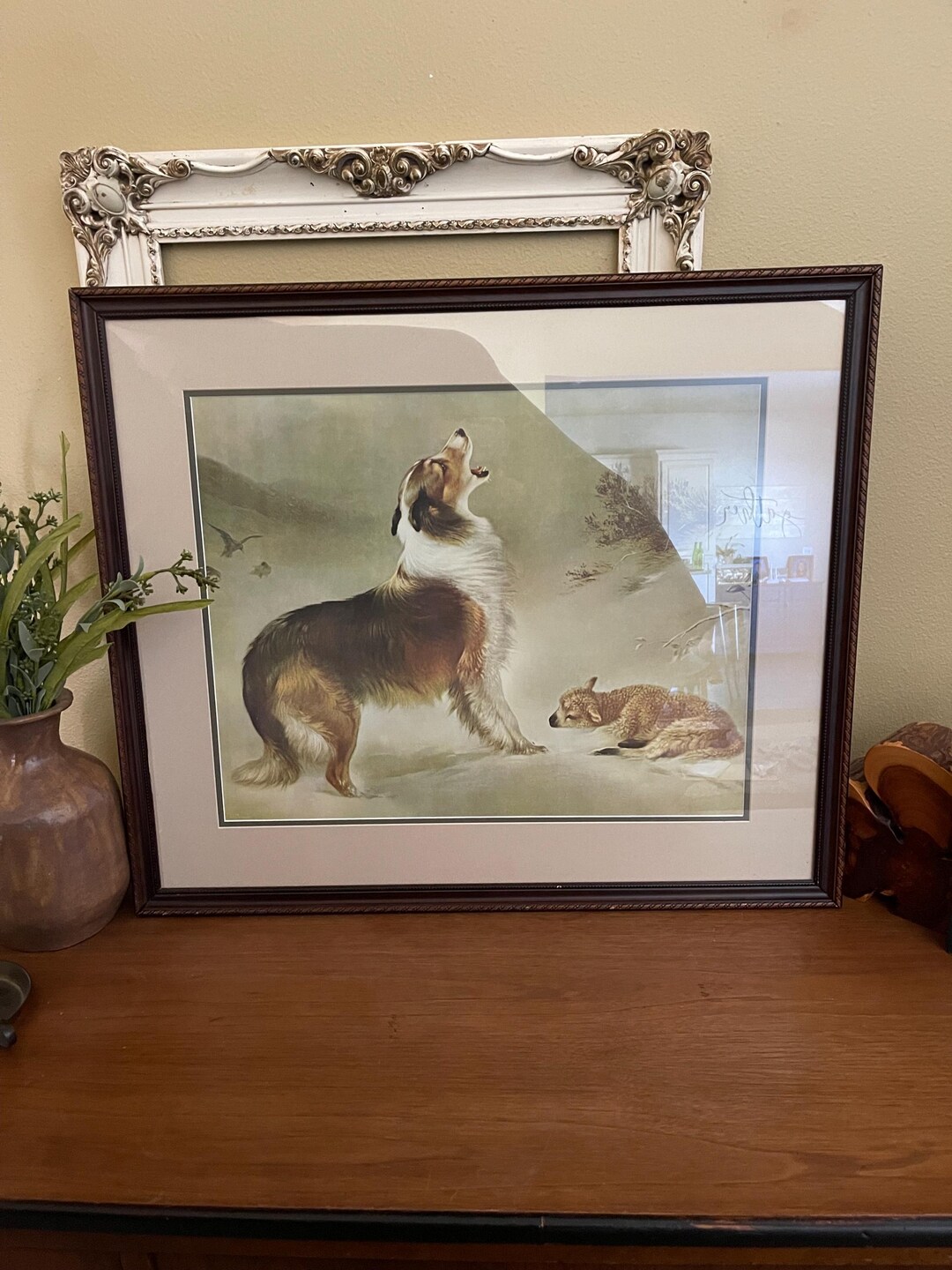 Vintage Lithograph Print of “the Shepherd’s Call-found” by Walter Hunt ...