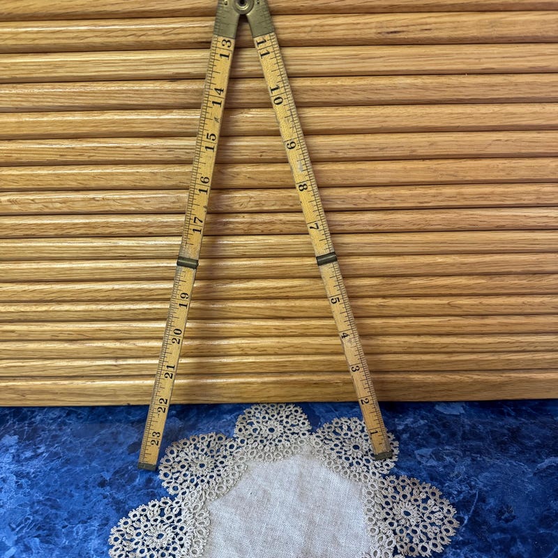 Folding Wood Ruler - Etsy