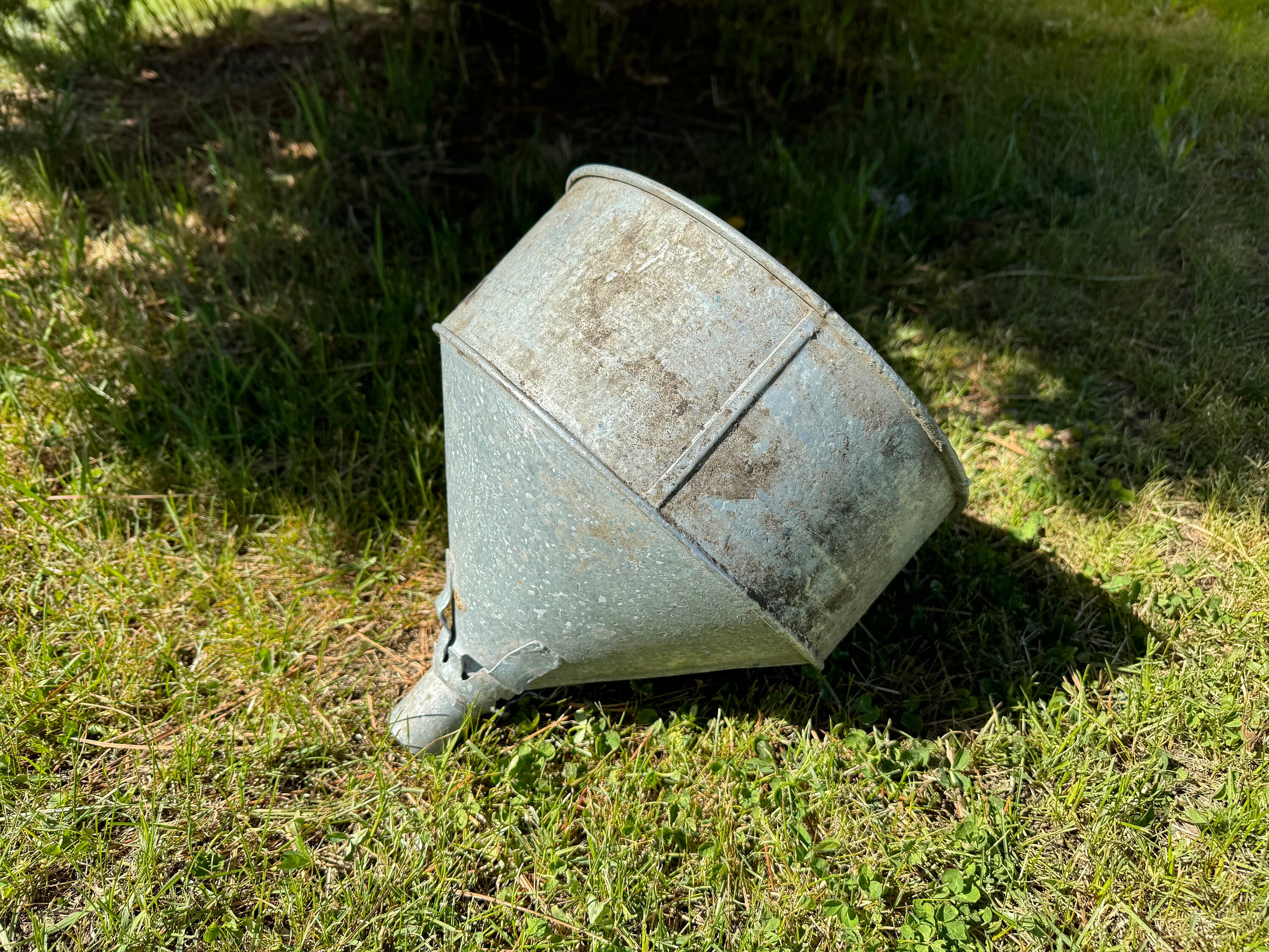 Old Galvanized Farm Funnel - Etsy