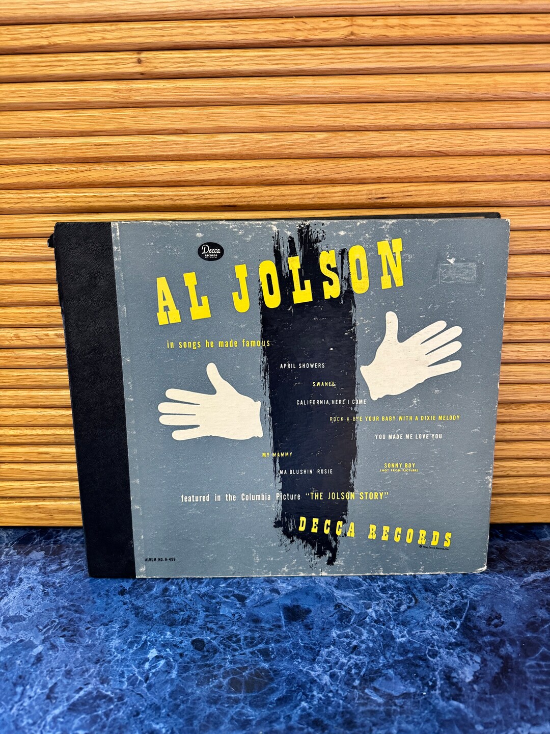 Vintage Al Jolson 4 Record Album-78 Rpm - Etsy