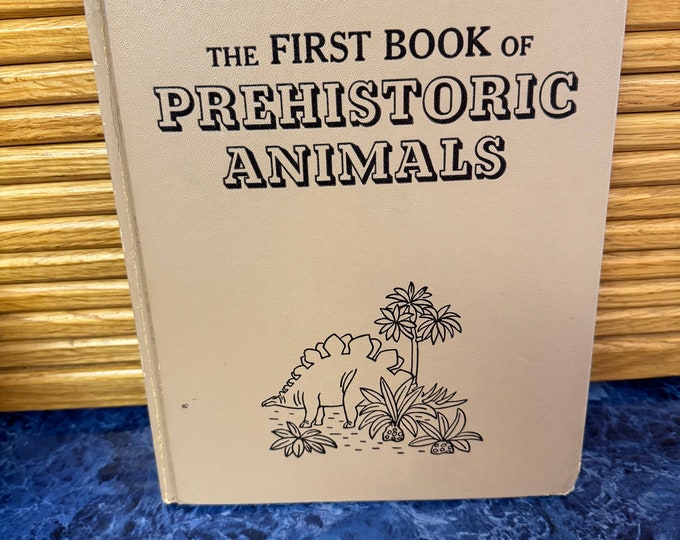 The First Book of Prehistoric Animals-copyright 1954 - Etsy
