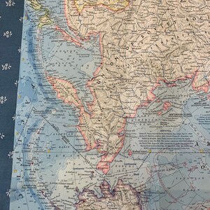 Vintage Map of the Top of the World-national Geographic Magazine ...