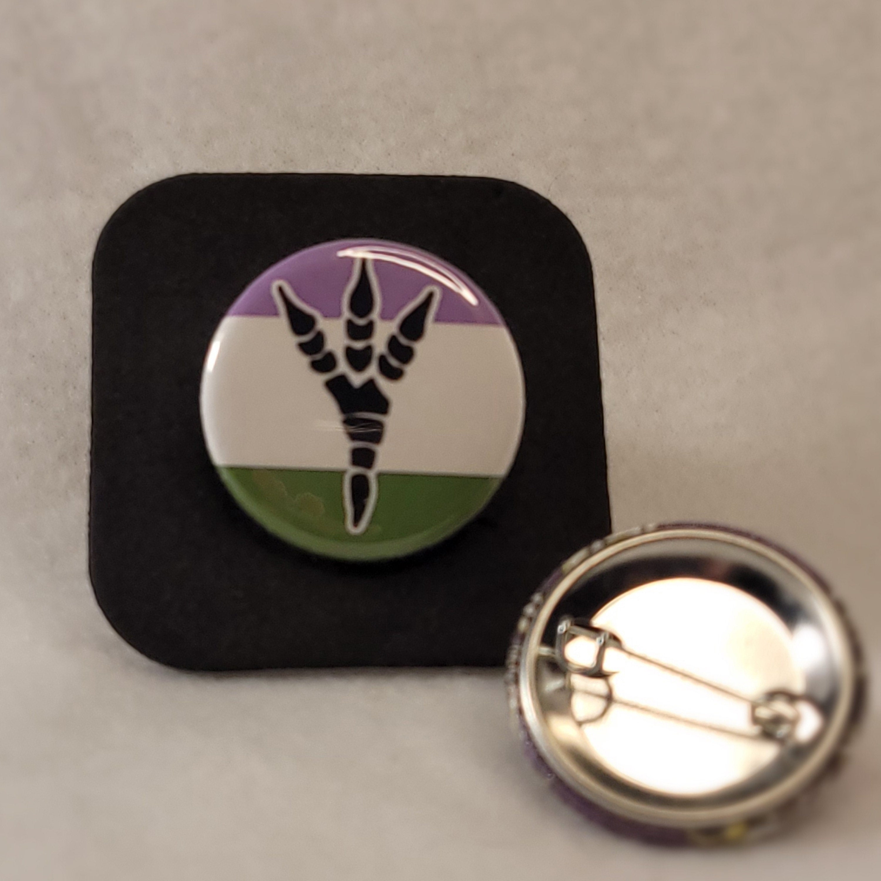 Genderqueer Pride Pin - Etsy