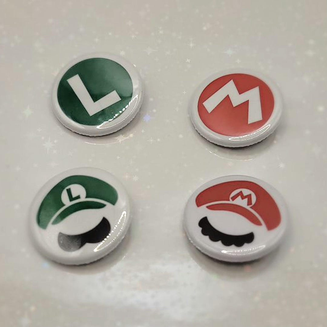 Minimalist Mario Bros Pins | Retro Gaming Button | Classic Nintendo Fan ...