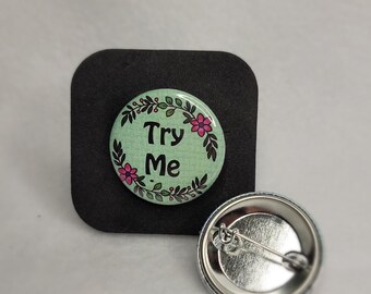 Try Me Button - Etsy