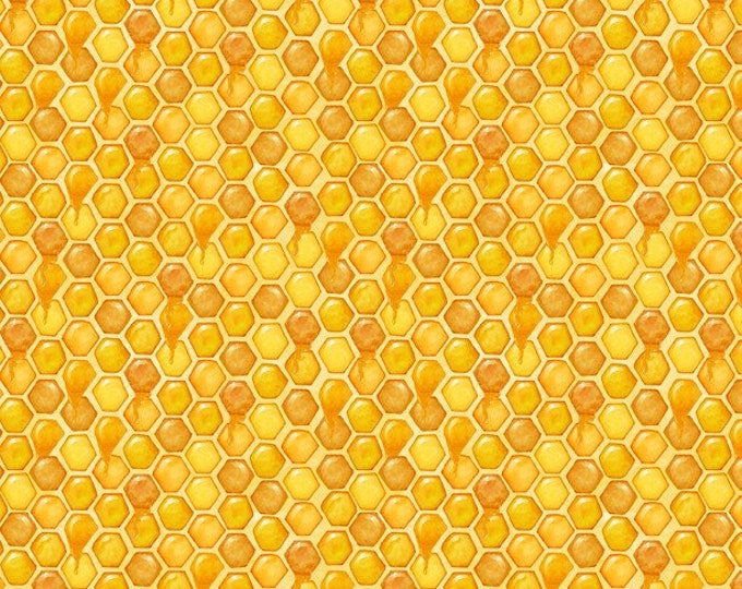 Honeycomb Fabric Fat Quarter Cotton Quilting Fabric: Autumn Sun ...