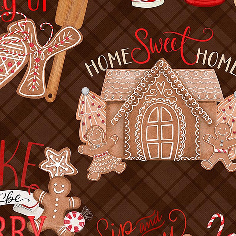 Gingerbread Fabric - Etsy