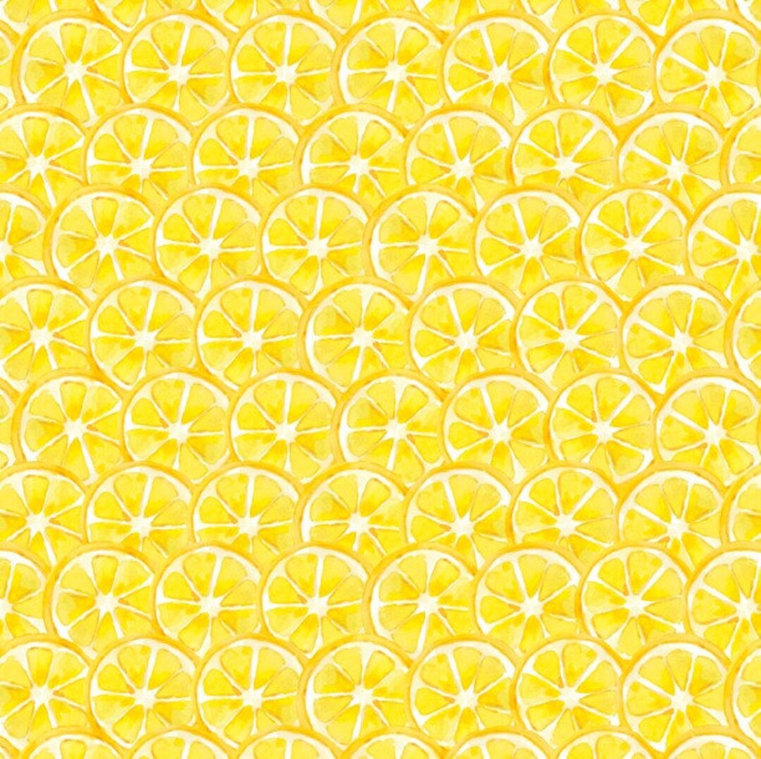 Citrus Fabric Fabric Remnant Cotton Quilting Fabric: Squeeze the Day ...