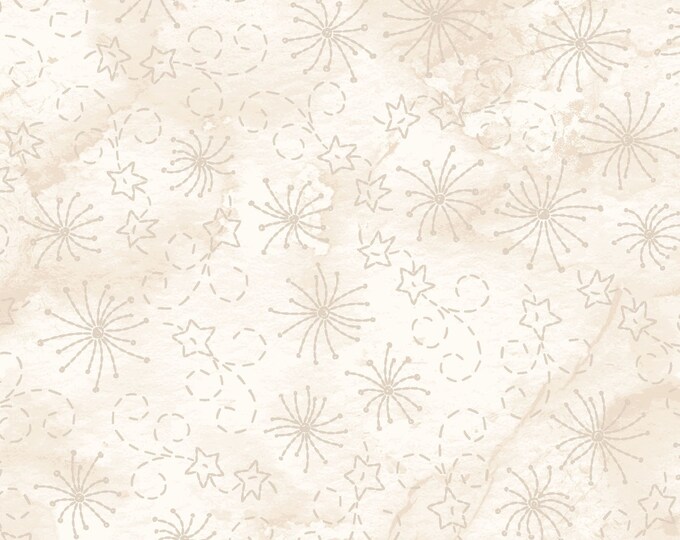 Fireworks Fabric - 4th of July Fabric - Fabric Remnant - Cotton ...