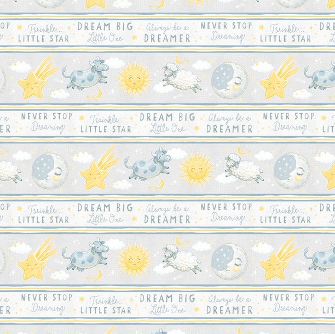 Baby Fabric Gender Neutral Fabric Fat Quarter Cotton Quilting Fabric ...