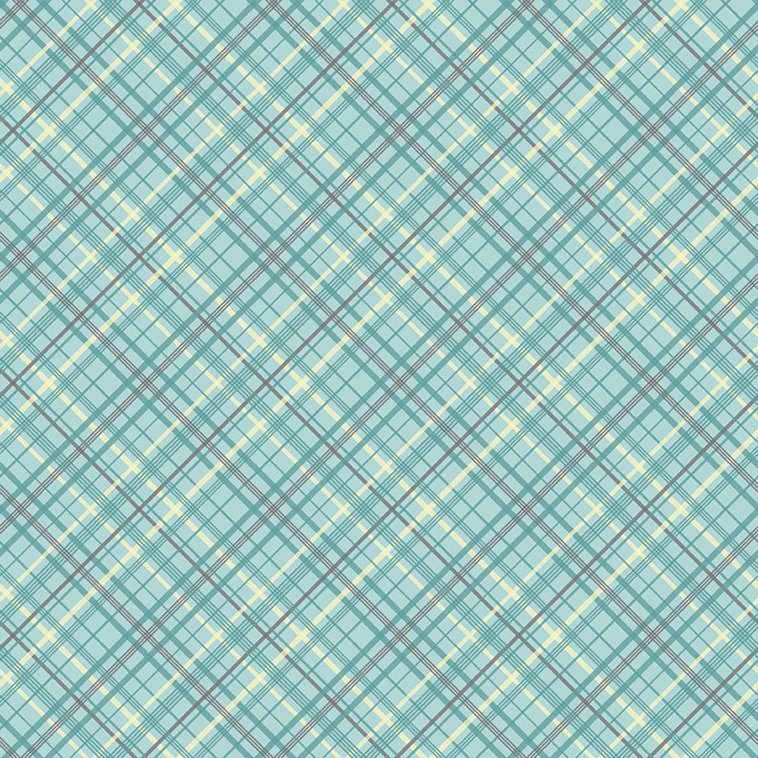 Spring Fabric - Bias Plaid Fabric - Cotton Quilting Fabric: Sunshine ...