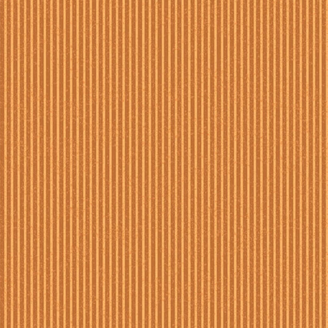 Thin Stripe Fabric - Orange Stripe Fabric - Cotton Quilting Fabric ...