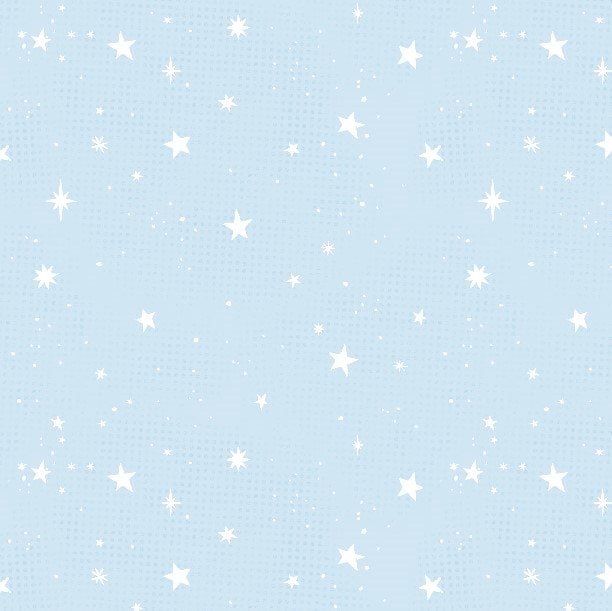 Baby Blue Star Background