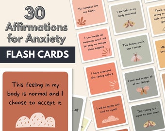 Panic Coping Cards - Etsy