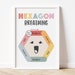 Hexagon Breathing Poster, Feelings Poster, Calming Corner, Social ...
