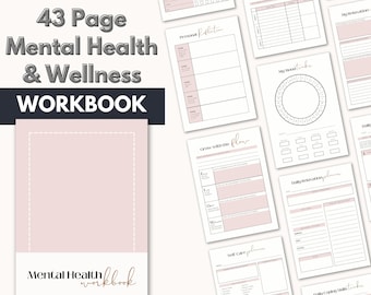 Printable Mental Health Planner Self-esteem Workbook | Etsy