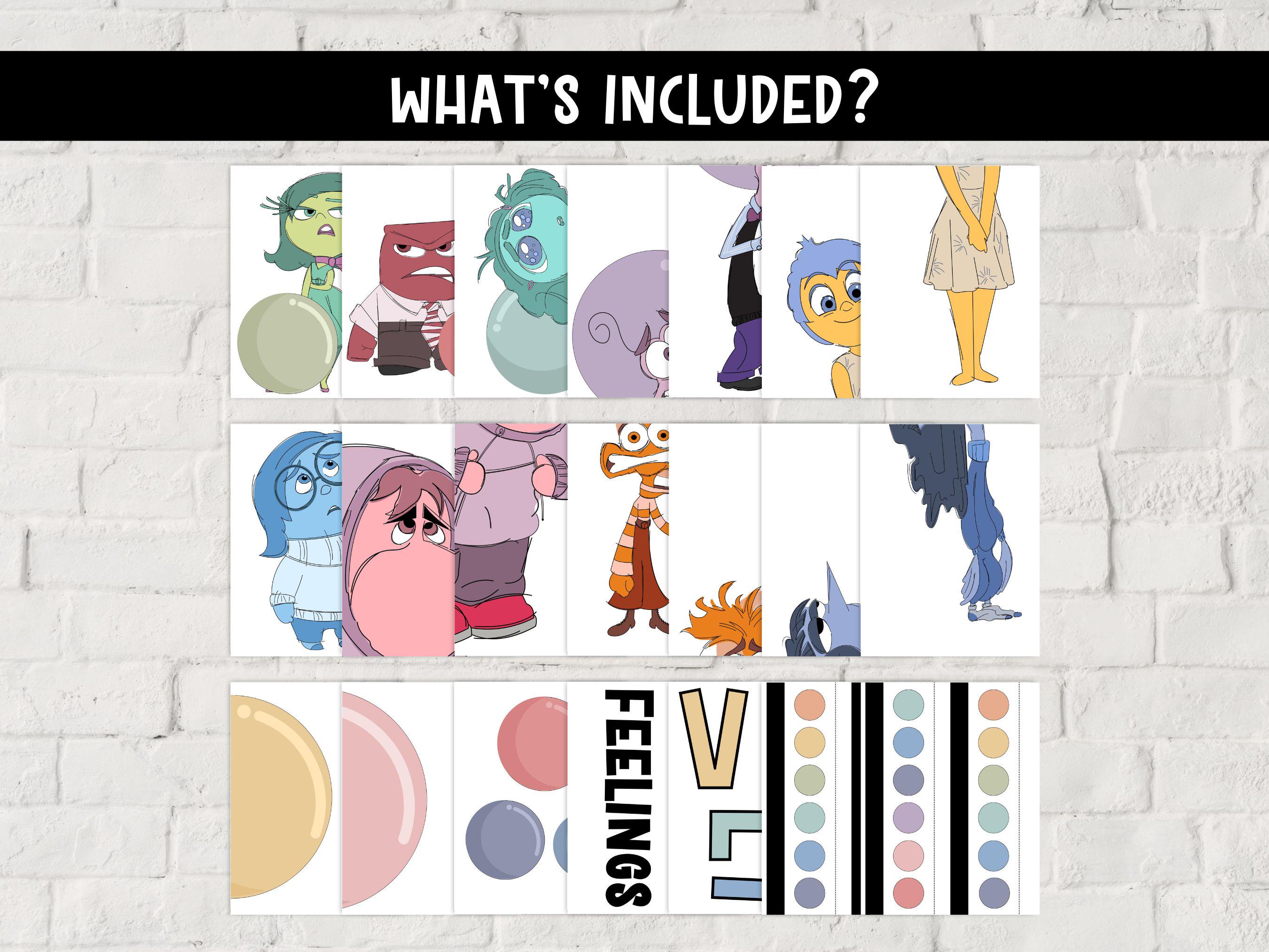 Inside Out 2 Bulletin Board Kit for School Counselors, Classroom ...