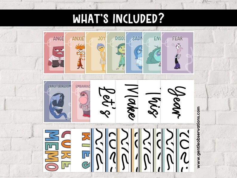 Inside Out 2 Bulletin Board Kit for School Counselors, Classroom ...