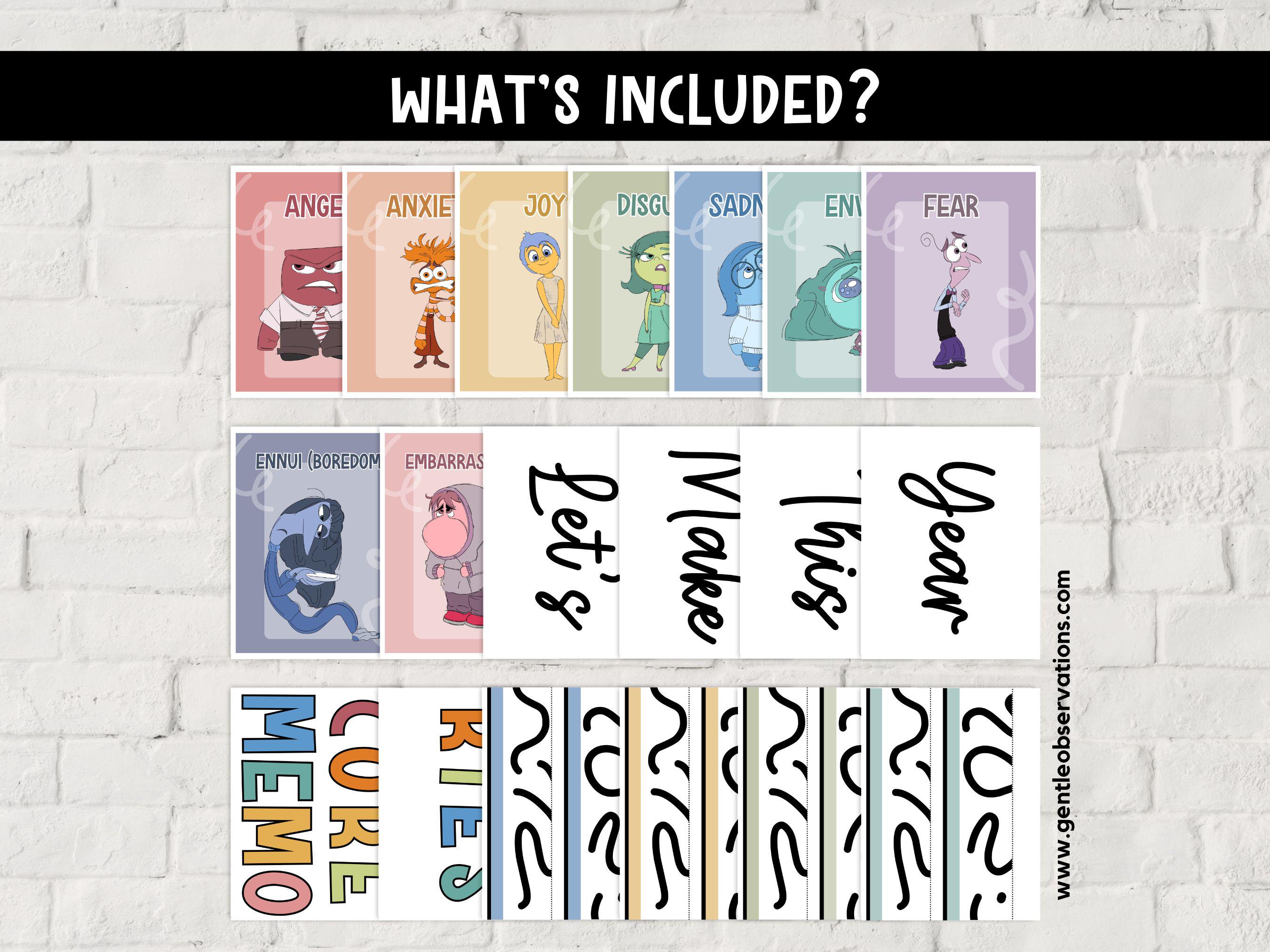 Inside Out 2 Bulletin Board Kit for School Counselors, Classroom ...