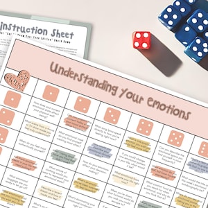 School Counseling Dice Game for Teens & Tweens Group Therapy, Coping ...