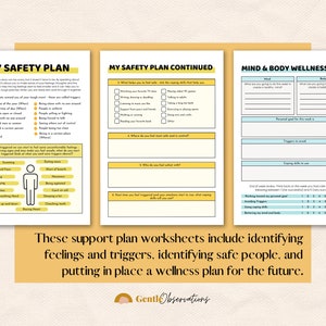 Crisis and Safety Plan for Kids, Trauma Therapy, PTSD, Coping Skills ...