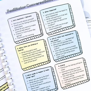 Positive Communication and Restorative Justice Worksheets for School ...