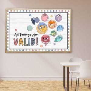 Inside Out 2 Bulletin Board Kit for School Counselors, Classroom ...