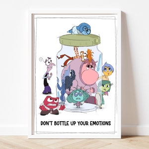 Inside Out 2 Self-awareness Poster for Kids, Therapy Office Decor for ...