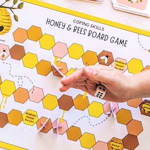 Coping Skill Therapy Board Game, Group Therapy Game, Social Emotional ...