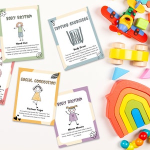 Somatic Therapy Coping Skill Cards for Kids' Nervous System Regulation ...
