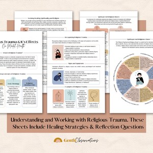 Religious Trauma Educational Worksheets and Reflection Questions ...