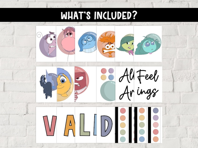 Inside Out 2 Bulletin Board Kit for School Counselors, Classroom ...