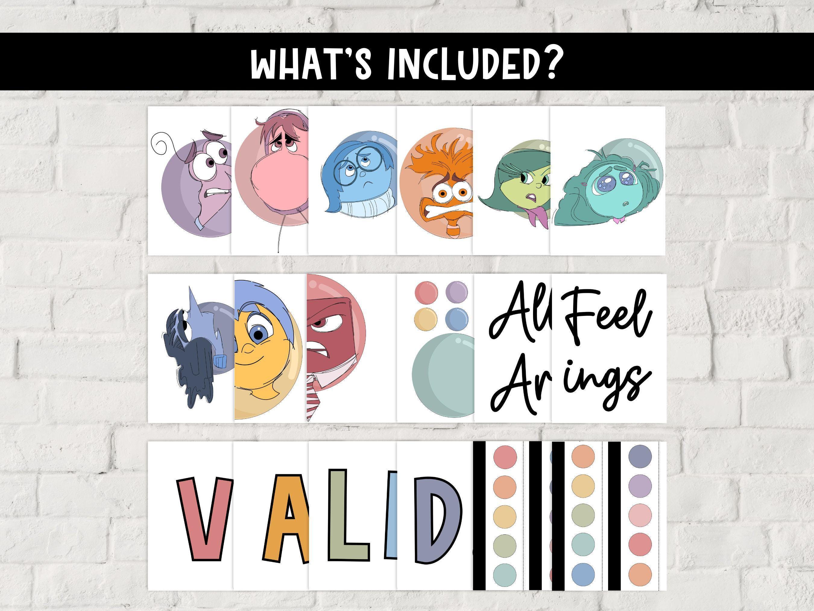 Inside Out 2 Bulletin Board Kit for School Counselors, Classroom ...