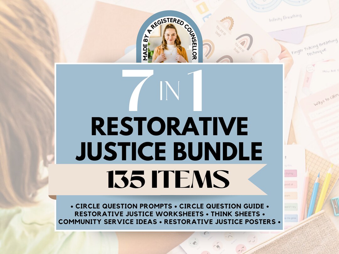 Restorative Justice Conflict Resolution Bundle, Anti-bullying Class ...