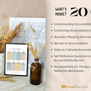 Accountability Worksheets for Teens & Adults, Responsibility Worksheets ...