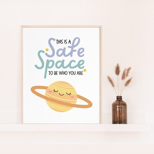 This is A Safe Space, Therapy Office Decor, School Counselor ...
