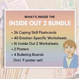 Inside Out 2 Emotional Regulation Bundle for School Counselors, SEL ...