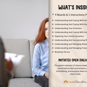 School Counseling Dice Game for Teens & Tweens Group Therapy, Coping ...